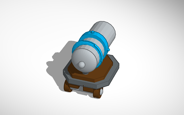 3D design Cannon Cart | Tinkercad
