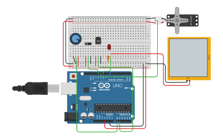 Circuit Design Sensors Actuators Tinkercad