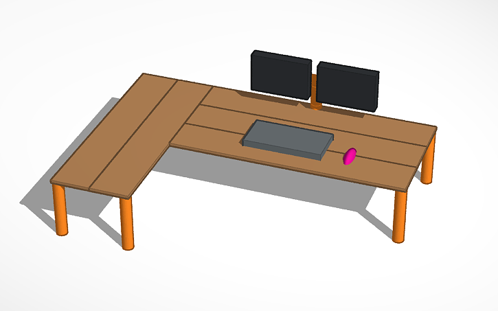 3D design Desk - Tinkercad