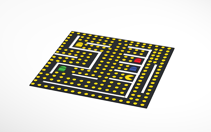 3D design PAC-MAN!!! - Tinkercad