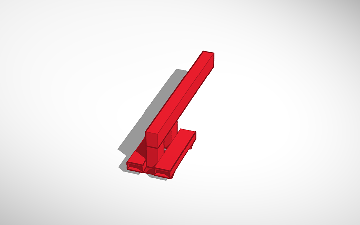 3D design Crane arm forklift | Tinkercad