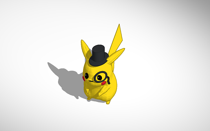 3D design Fancy Pikachu | Tinkercad