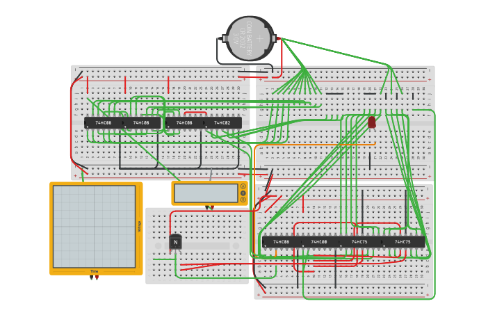 Circuit design FFC0-RAM | Tinkercad