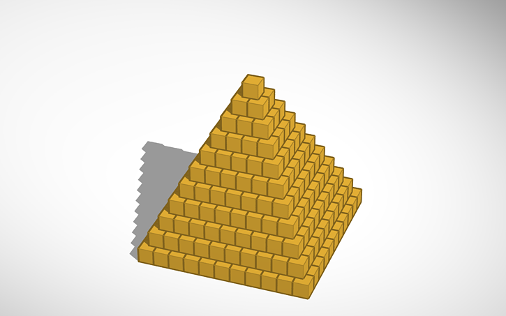 3D design Pyramid - Tinkercad