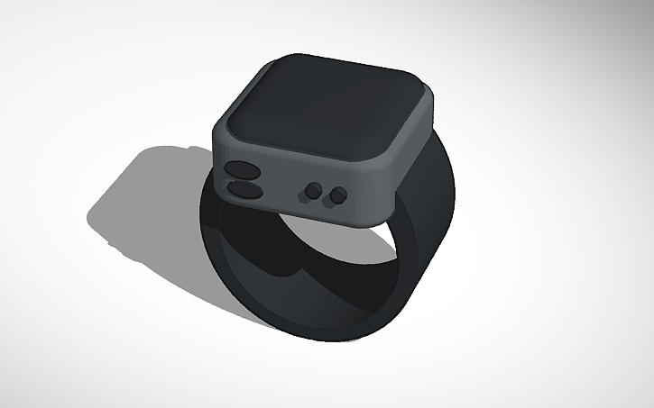3D design APPLE WATCH - Tinkercad
