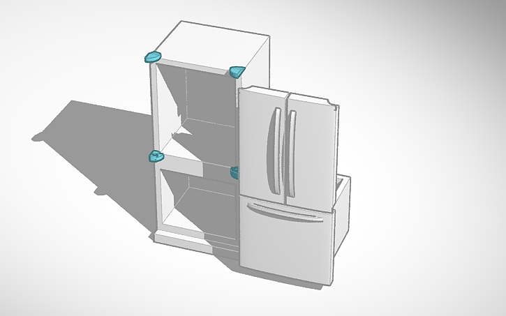 3D design The Fridge - Tinkercad