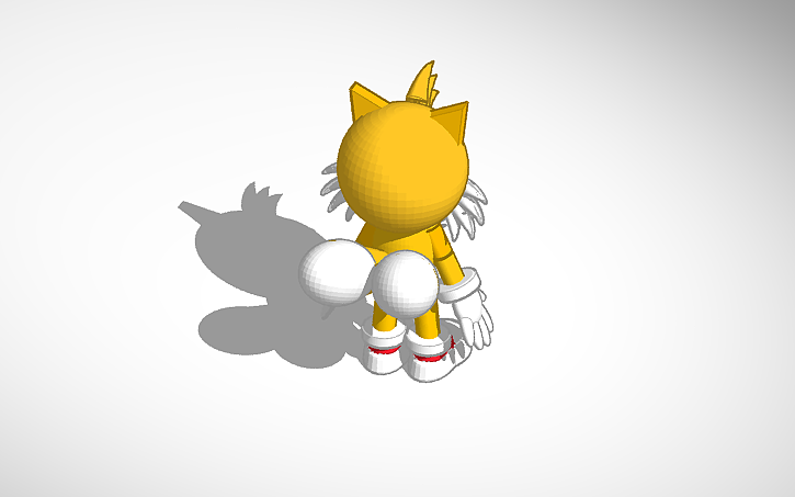 3D design tails - Tinkercad