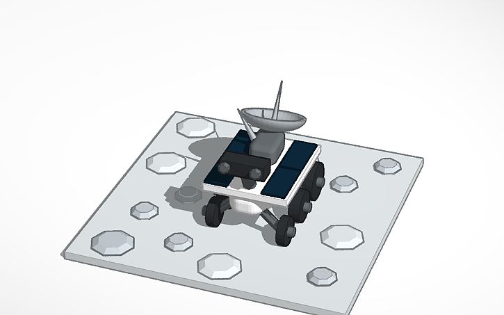 3D design Lunar Rover - Tinkercad