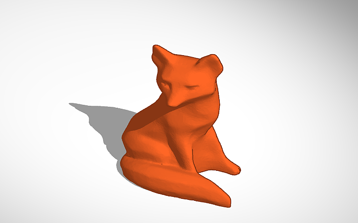 3D design Camden's fox | Tinkercad