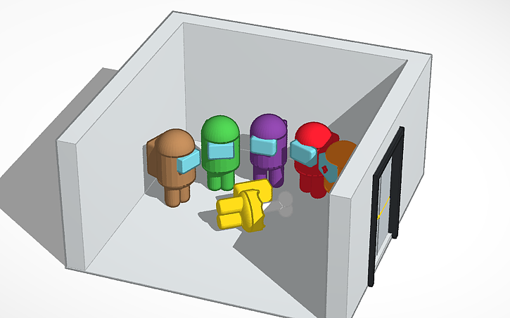 3D design AMONG US | Tinkercad