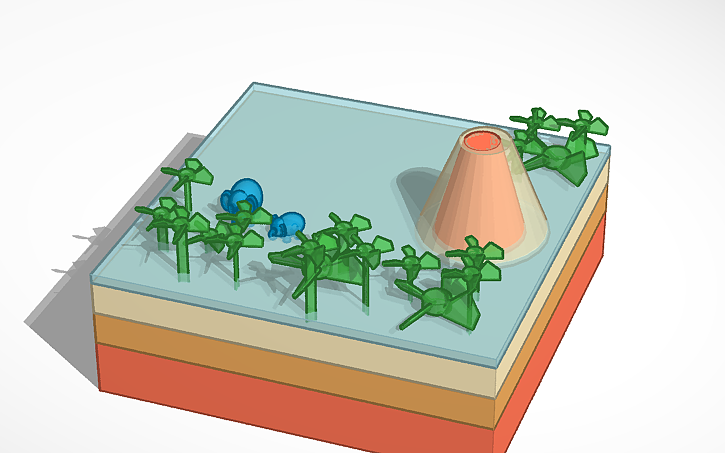 3D design LAYERS - Tinkercad