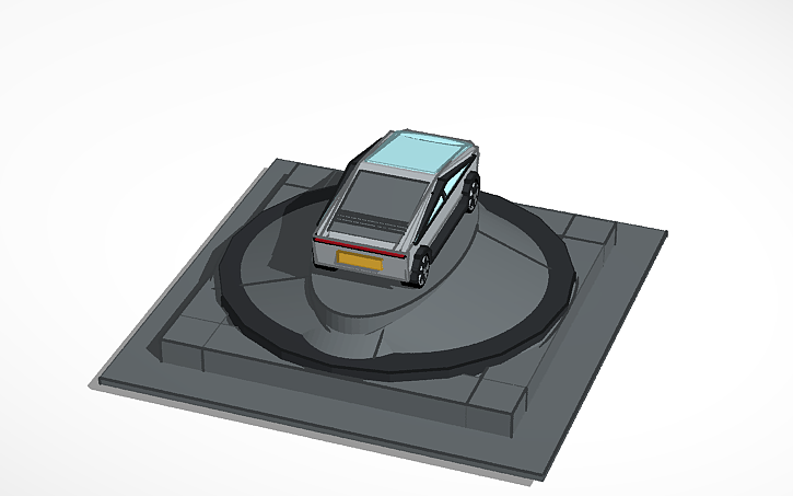 3D design Tesla Cybertruck - Tinkercad