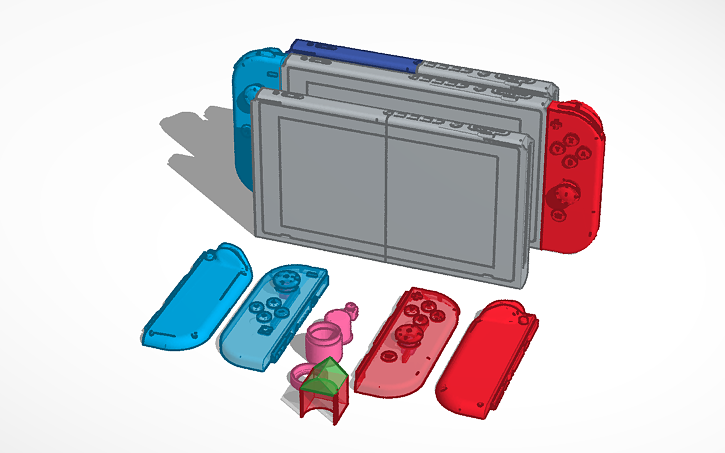 3D design Nintendo Switch - Tinkercad