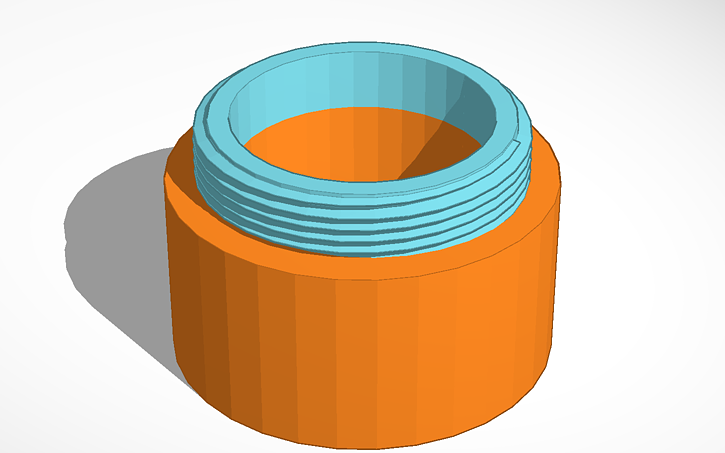 3D design Copy of Alargador RMS 12mm microscopio microscope - Tinkercad