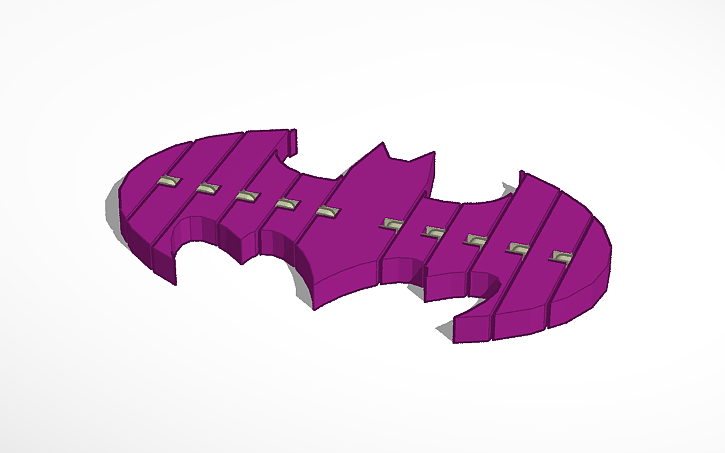 3D design Batman - Tinkercad