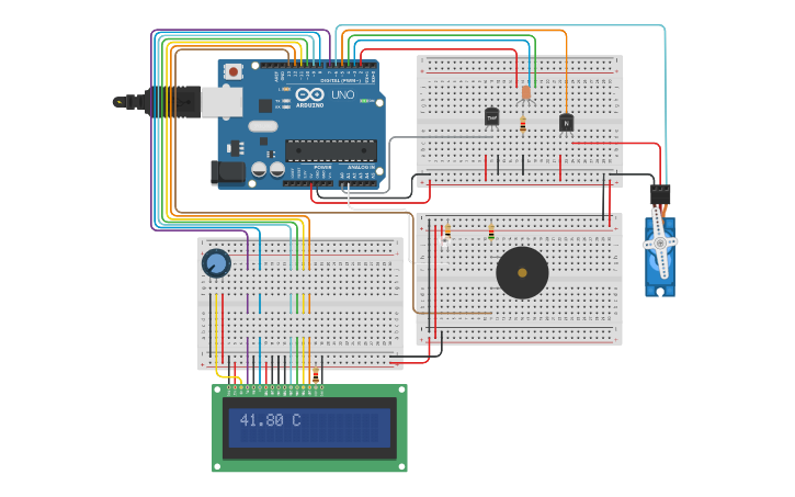Circuit design TRAB - Tinkercad