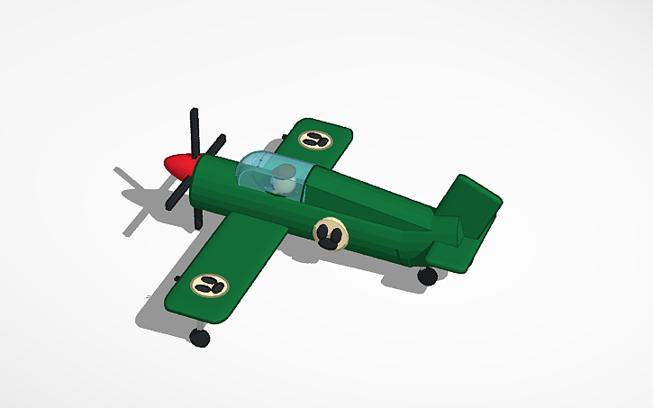 3D design Chindal Warplane - Tinkercad