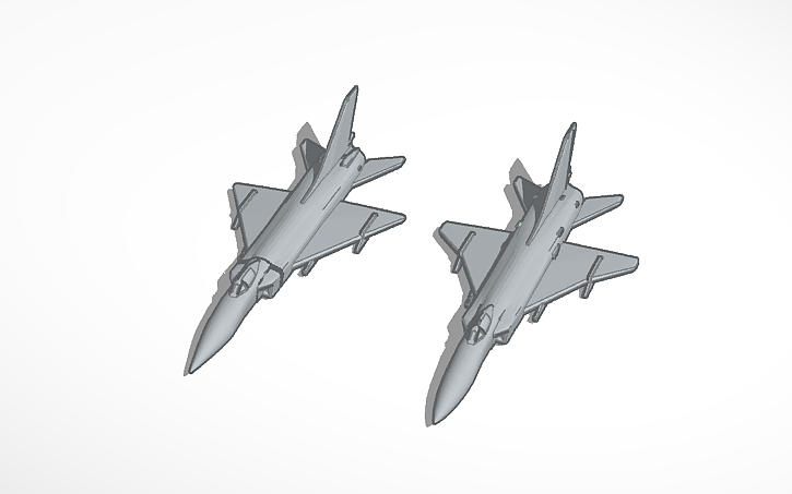 3D design Sukhoi SU-15 ''Flagon'' - Tinkercad