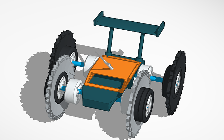 3D design working car - Tinkercad