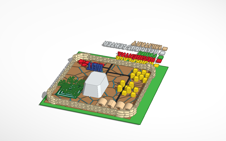 3D design Civilization project - Tinkercad