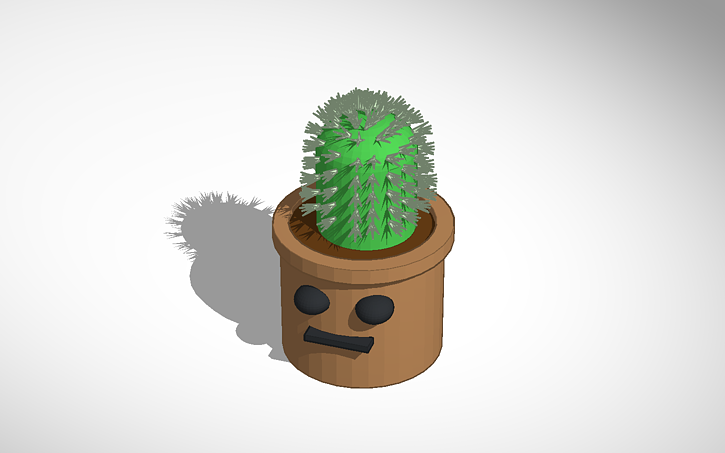 3D design cactus man | Tinkercad