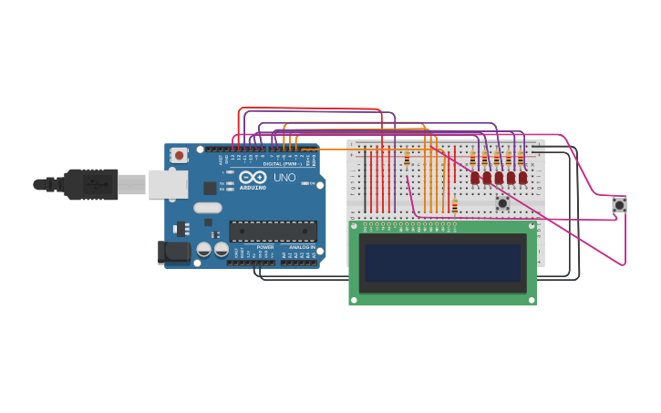 Circuit design рандом - Tinkercad