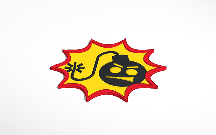 3D design Serious Sam logo - Tinkercad