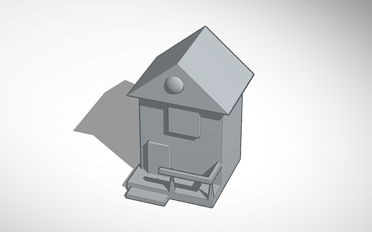 3D design simple house | Tinkercad