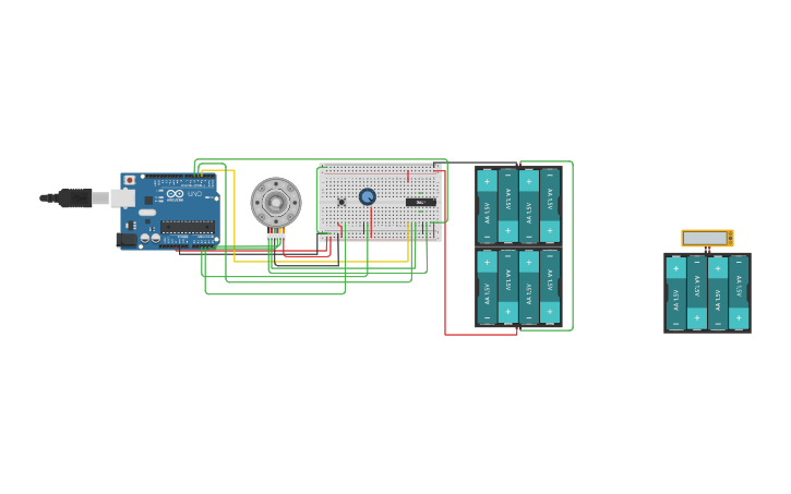 Circuit design Encoder - Tinkercad