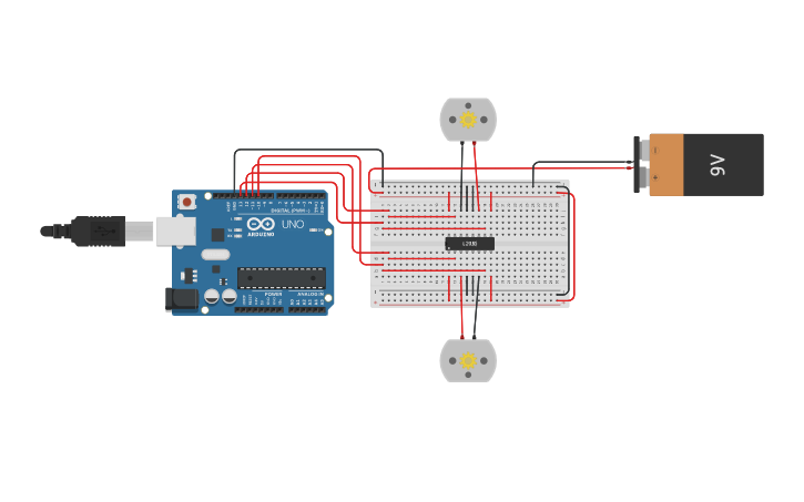 Circuit design DC MOTOR WITH DIRECTION CONTROL USING SERIAL MONITOR ... Circuit design DC MOTOR WITH DIRECTION CONTROL USING SERIAL MONITOR ...
