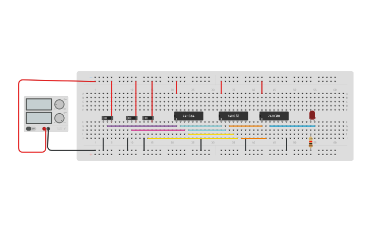Circuit design POS - Tinkercad