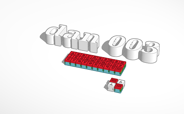 3D design dan 003 | Tinkercad