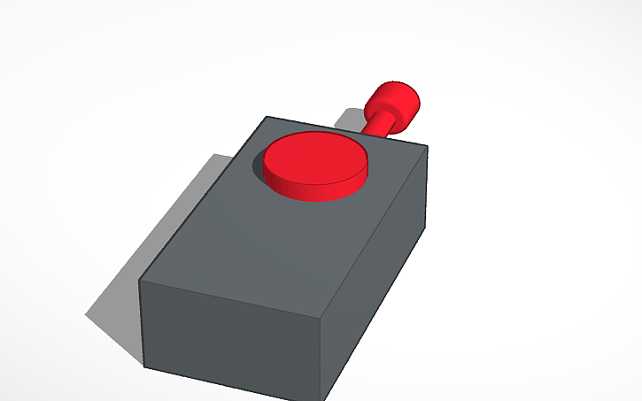3D design garten of banban button - Tinkercad