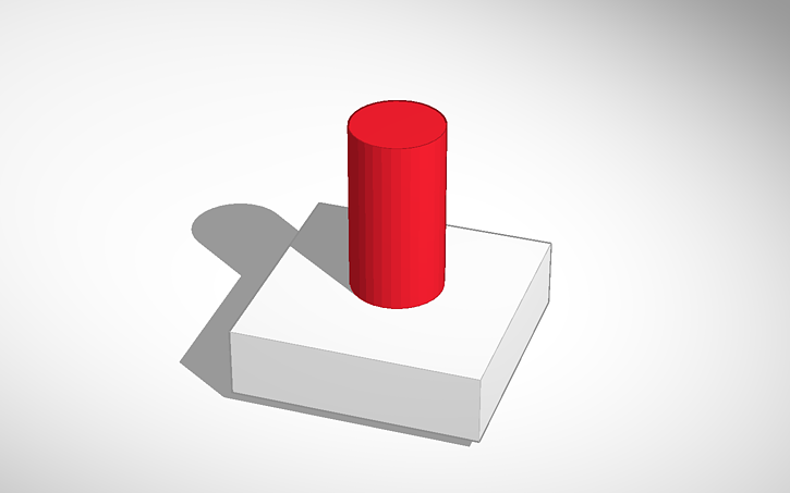 3D design Stamp - Tinkercad