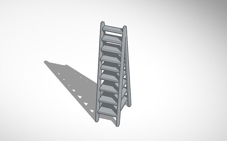 3d Design Ladder Tinkercad