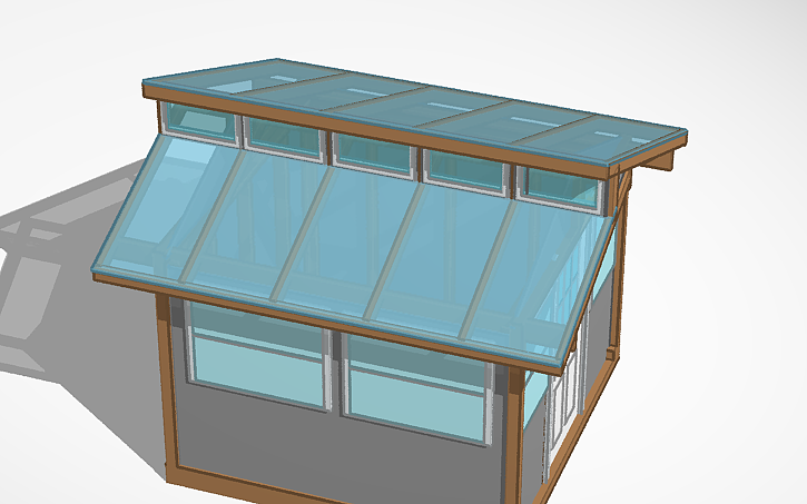 3D design Greenhouse - Tinkercad