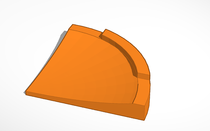 3D design micro beyblade stadium (1/4) - Tinkercad