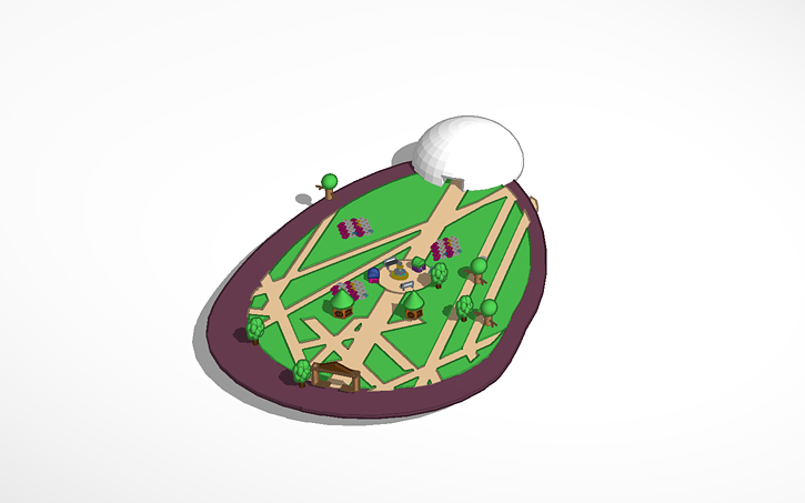 3D design AF Botanical Garden 2 - Tinkercad