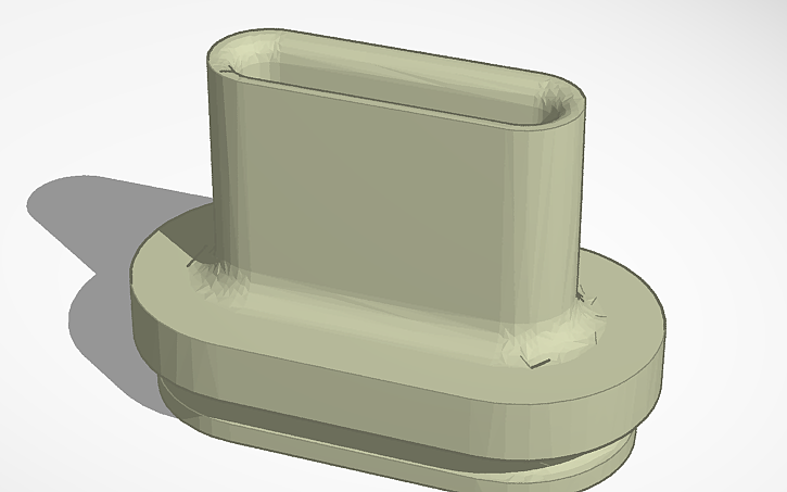 3D design USB C - Tinkercad