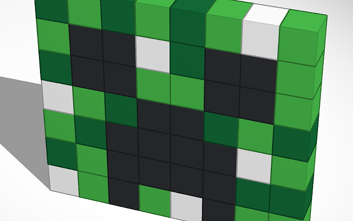 3D design Creeper Face | Tinkercad