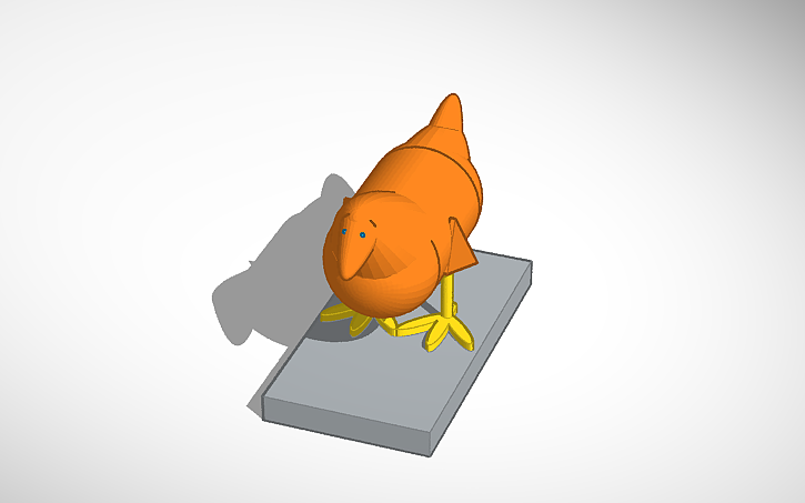 3D design Chicken - Tinkercad