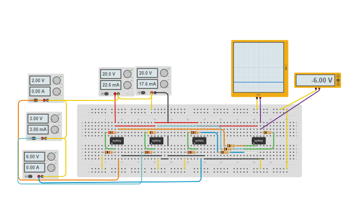 Circuit design Circuito 2 lab04 | Tinkercad