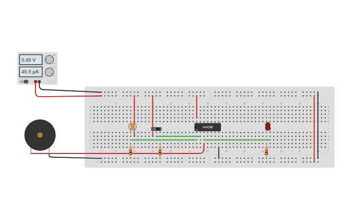 Circuit Design Burglar Alarm Circuit Tinkercad