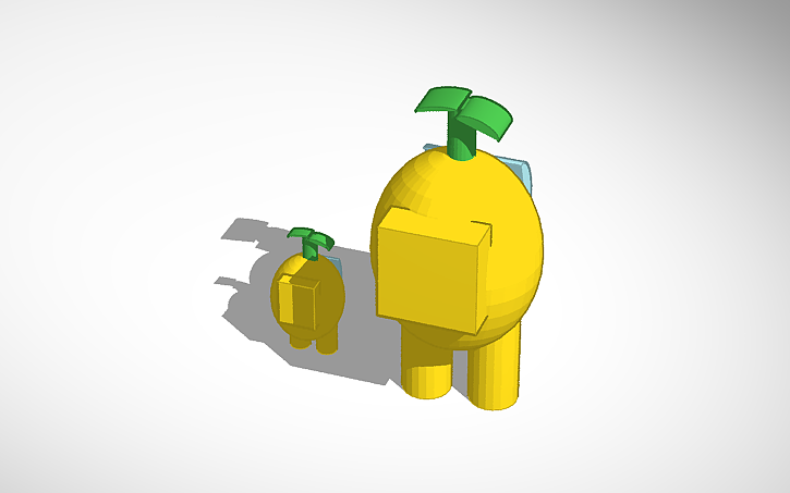 3D design among us lemon (yellow) | Tinkercad