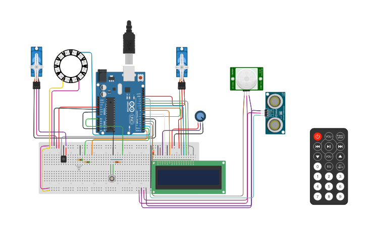 Circuit design SSD FINAL PROJECT batch-4 c2 | Tinkercad