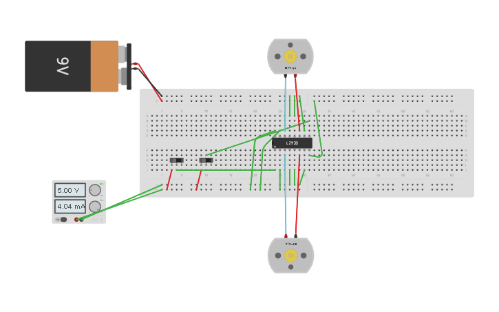 Circuit design Seguidor de lineas 193228 - Tinkercad