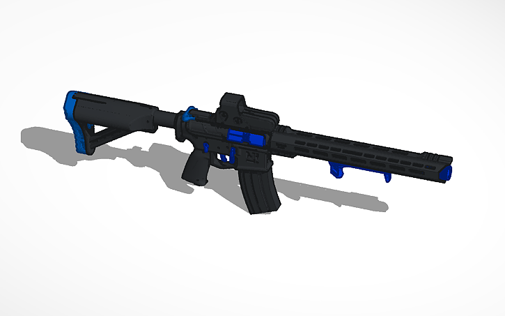 3D design Airsoft Concept 19 - Tinkercad