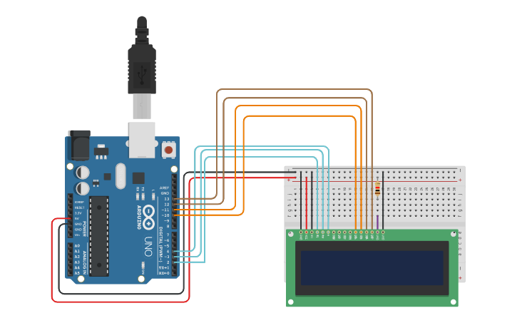 Circuit design Atividade | Tinkercad