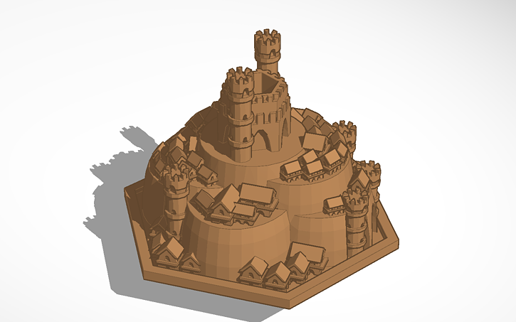 3D design Settlers of Catan (City) - Tinkercad