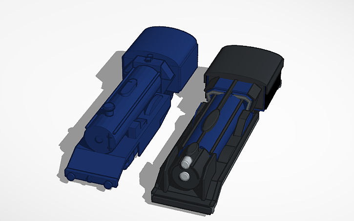 3D design railconvoy cybertronian alt mode - Tinkercad